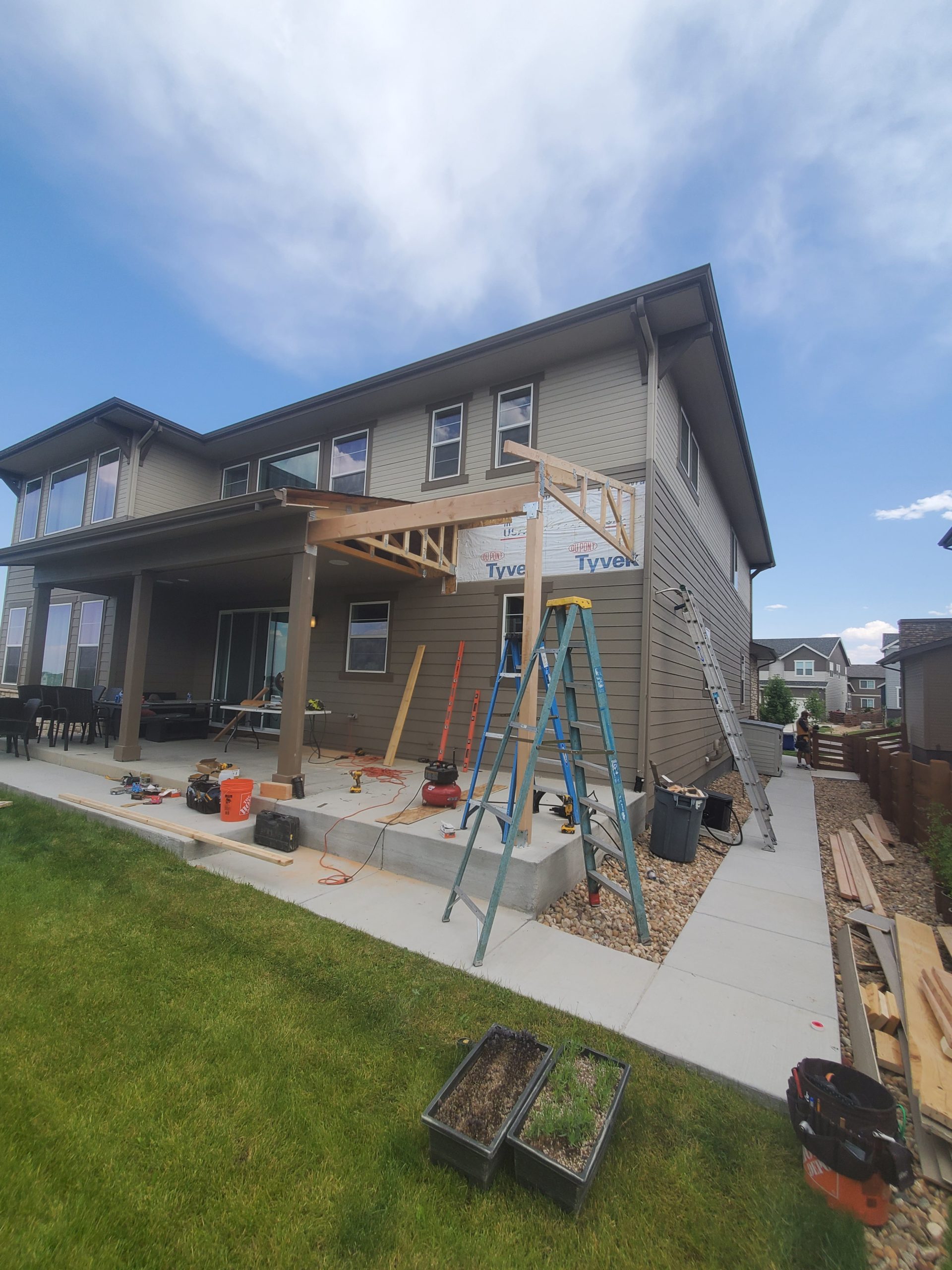 Roof addition in Erie, Colorado | Home renovation | Customsunroom