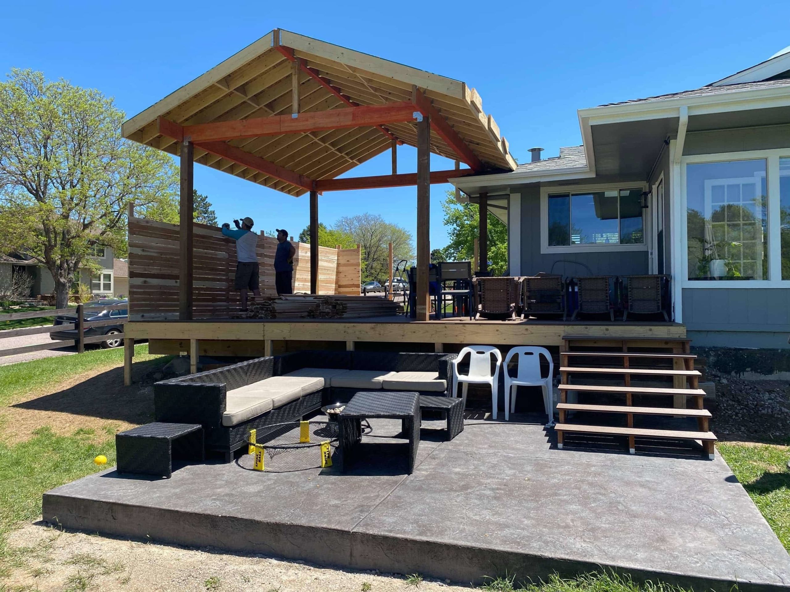 Roof cover construction in Centennial, Colorado | Customsunroom