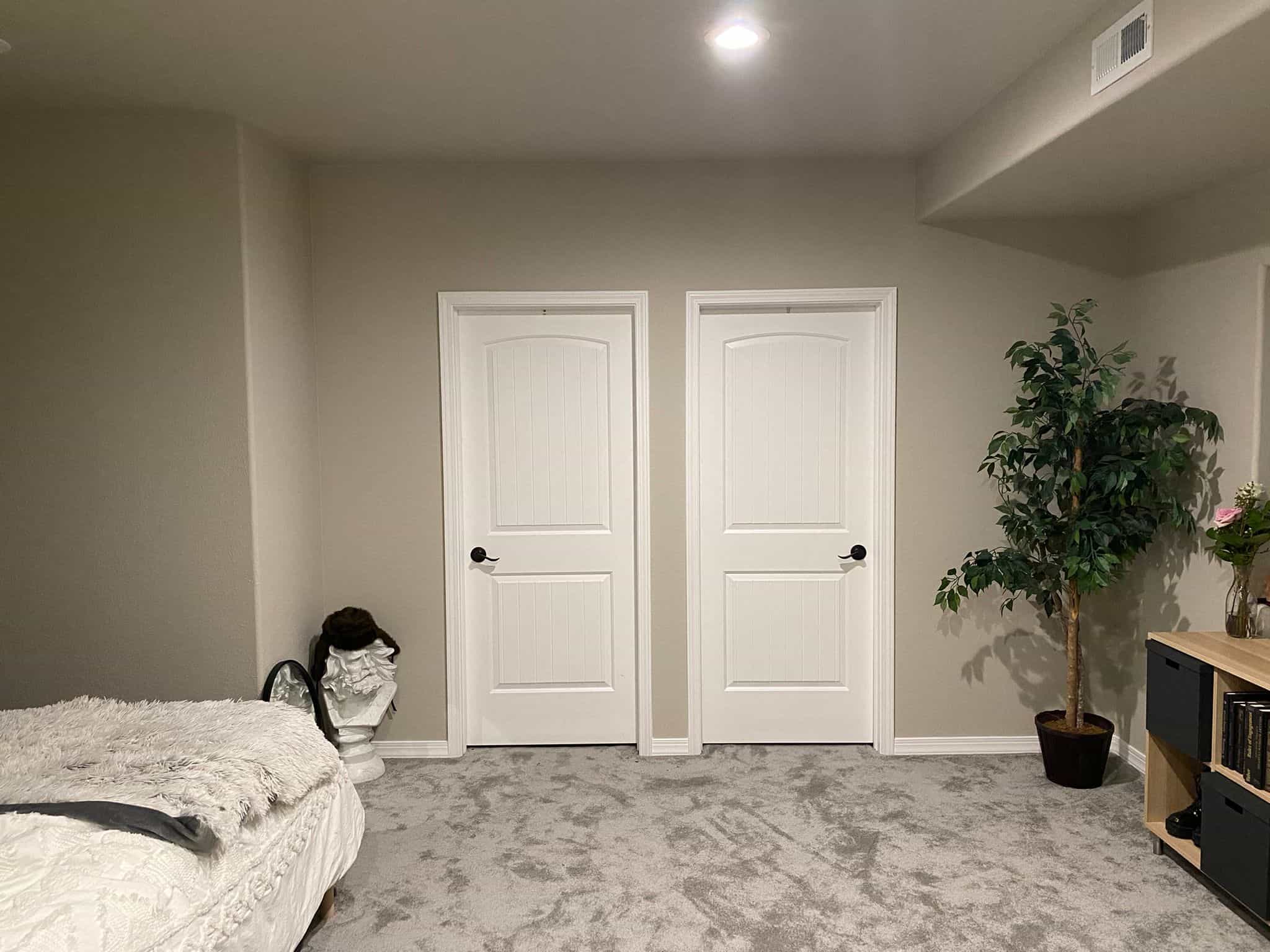 Basement Master Bedroom remodeling project in Monument, Colorado