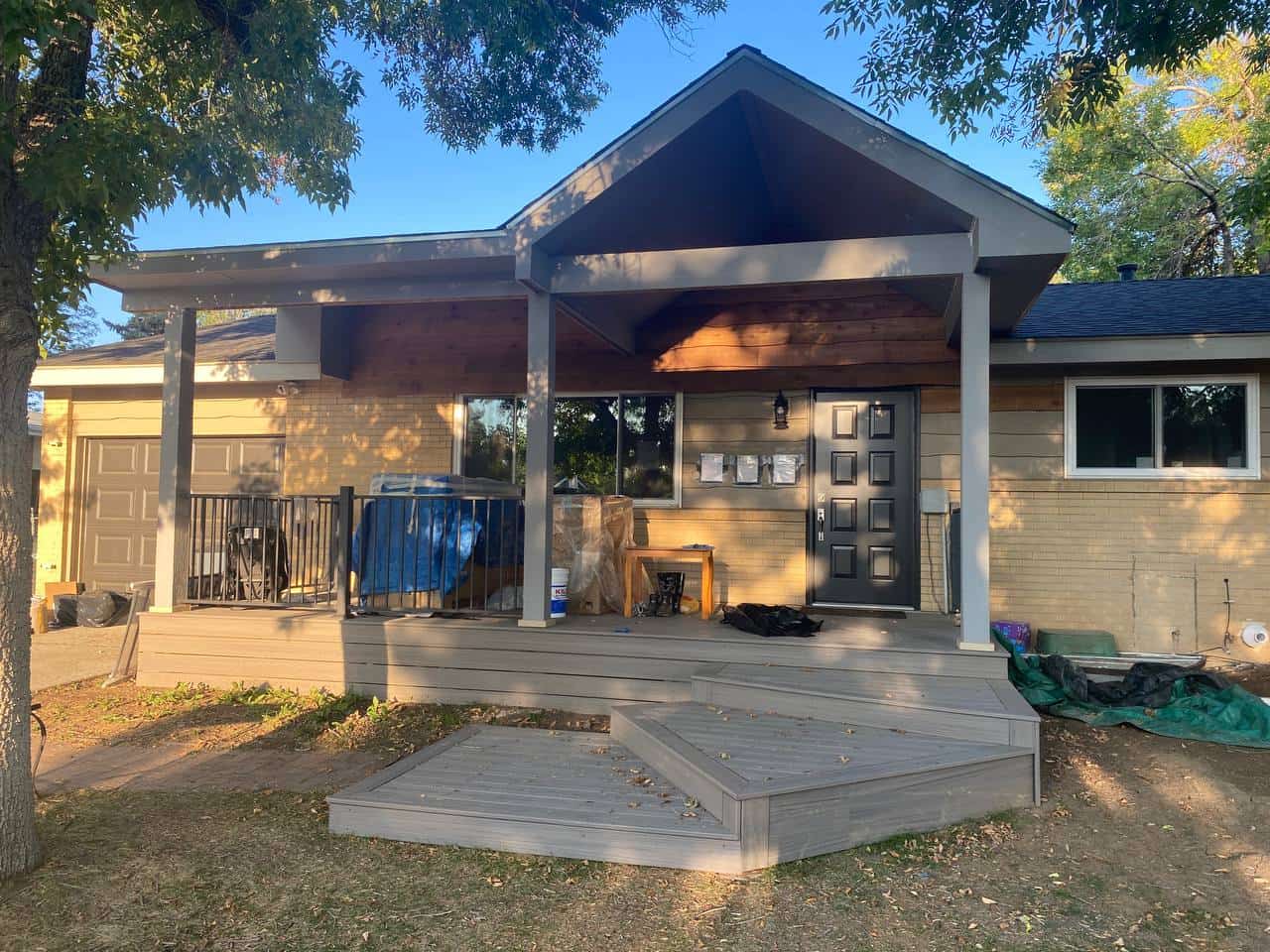 Porch expansion in Centennial on Penrose, Colorado | Customsunroom